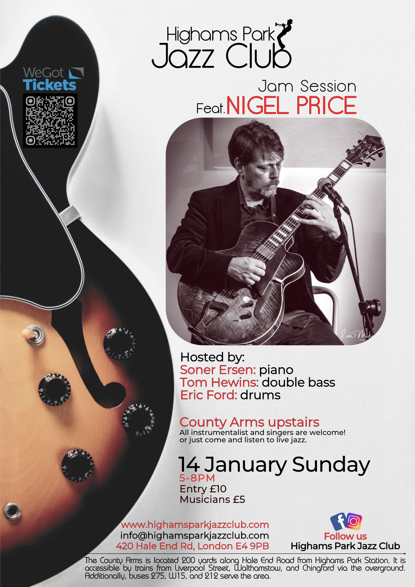 Events & Tickets - Highams Park Jazz Club